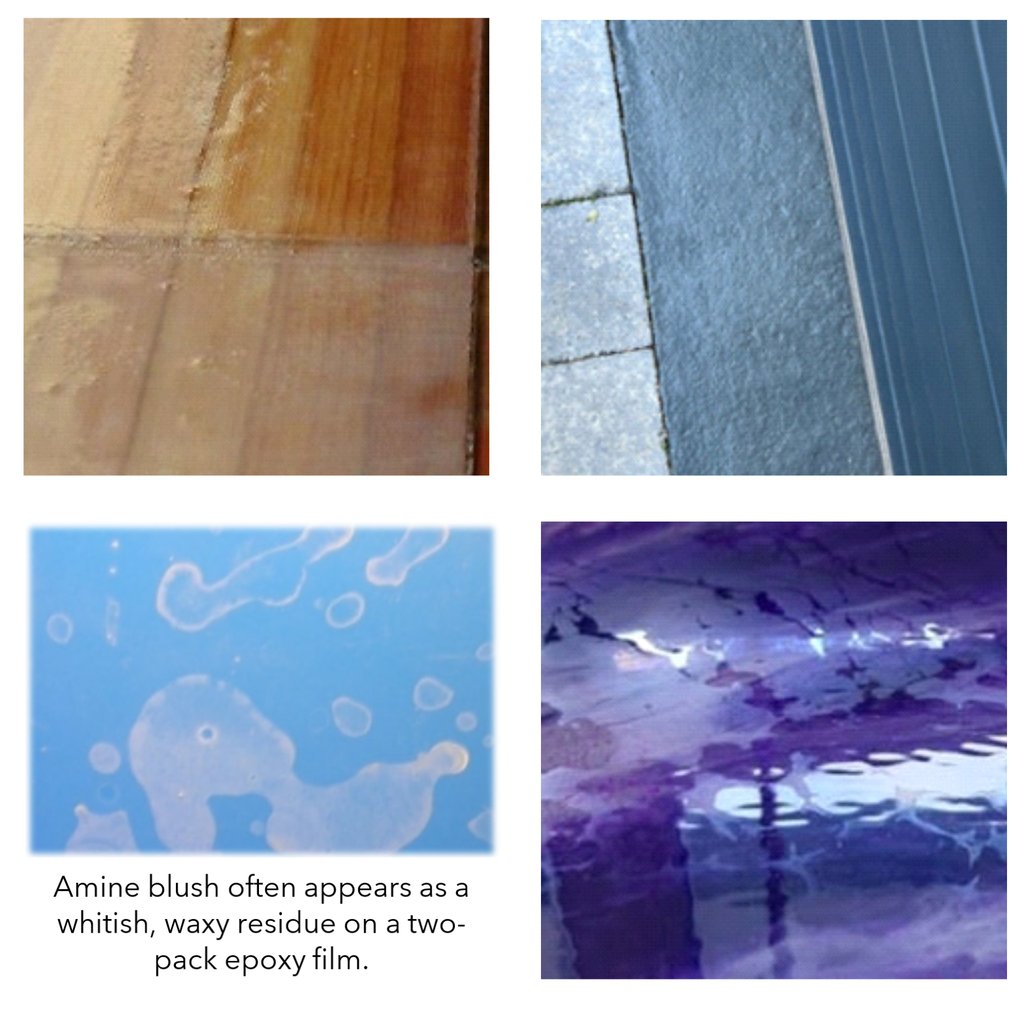 Why is there a white, waxy surface on the top of the coating? (Epoxy ...