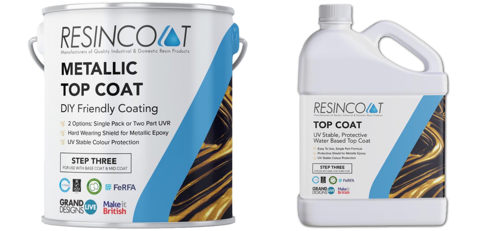 The Complete Resincoat Metallic System
